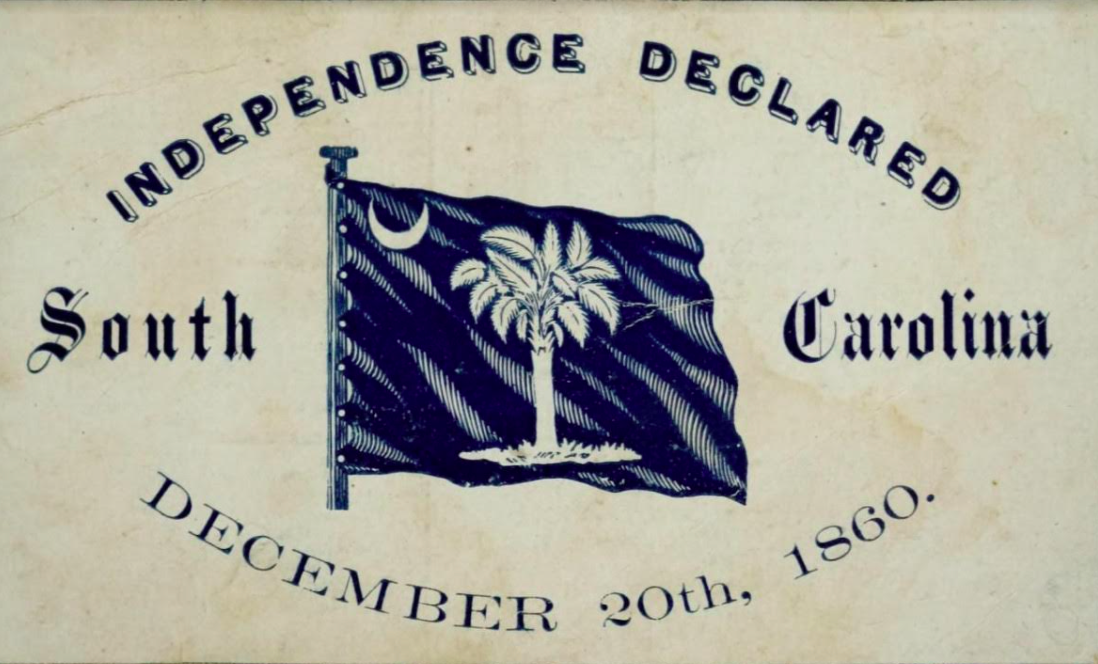 On This Day: December 20, 1860, South Carolina became the first ...